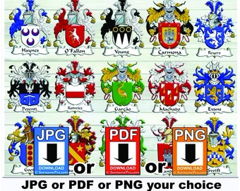 Mcdonnell irish Origin Family Crest Print - Etsy