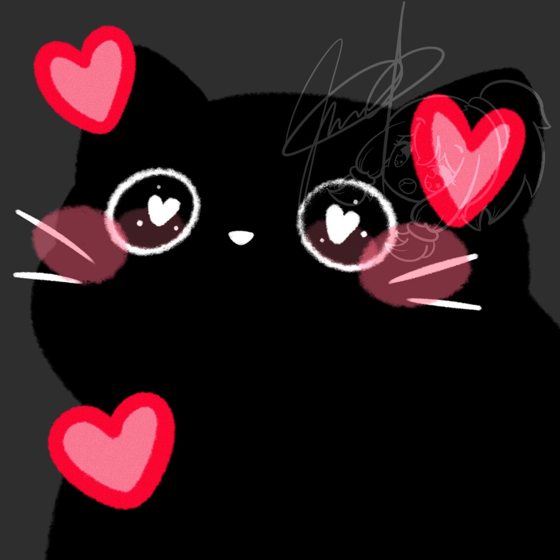 Animated Vibe Cat Pngtuber Pack - Voice Reactive / Premade Pngtuber ...
