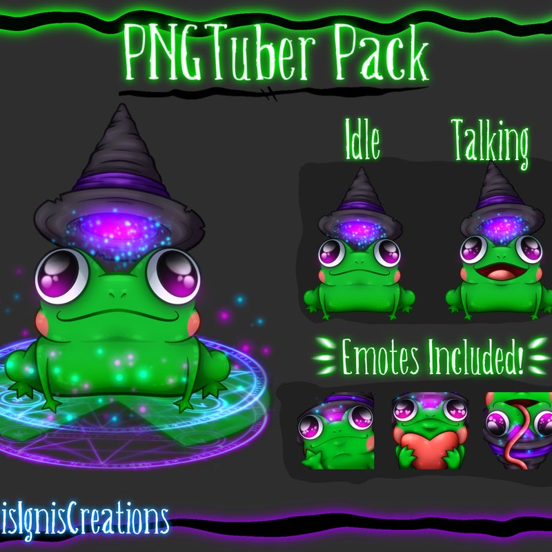 Vtuber Model Frog - Etsy