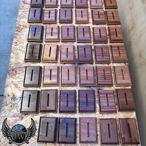 Wooden Challenge Coin Holder single Coin Design - Etsy