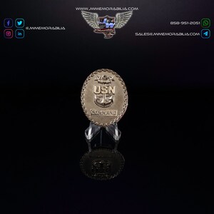 2" Command Master Chief Metal Emblems With 3M Adhesive - Etsy