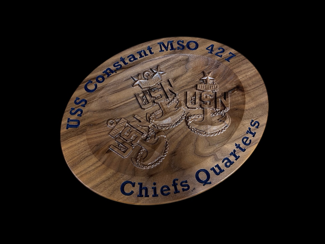 USS Constant MSO 427 CPO Mess Chiefs Quarters Plaque - Etsy
