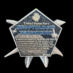 Cryptologic Technician (CT) Challenge Coin - Etsy
