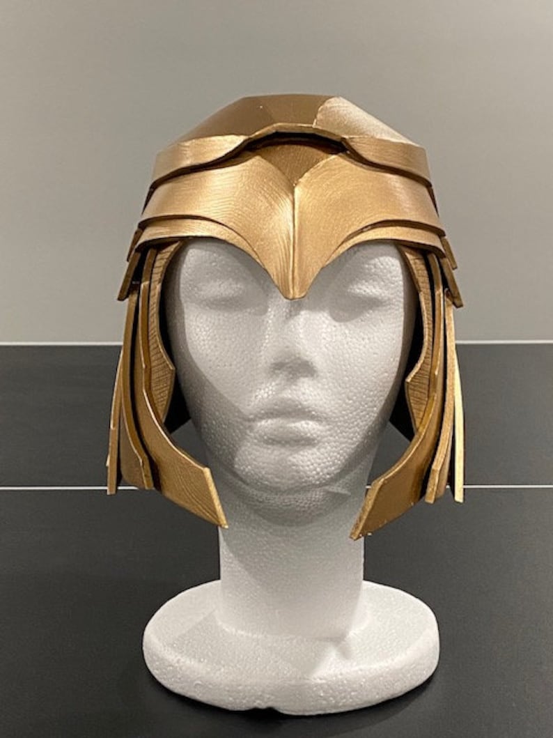 TEMPLATE Wonder Woman 1984 Golden Eagle Helmet foam Template - Etsy