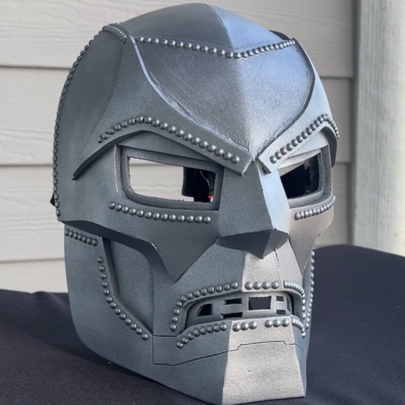 Mf Doom Mask Template - Etsy
