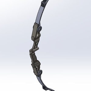 3D FILE - Foldable Hawkeye Prop Bow! - Etsy