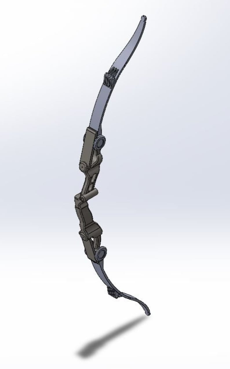 3D FILE Foldable Hawkeye Prop Bow - Etsy Canada