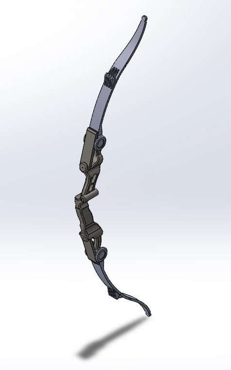 3D FILE - Foldable Hawkeye Prop Bow! - Etsy