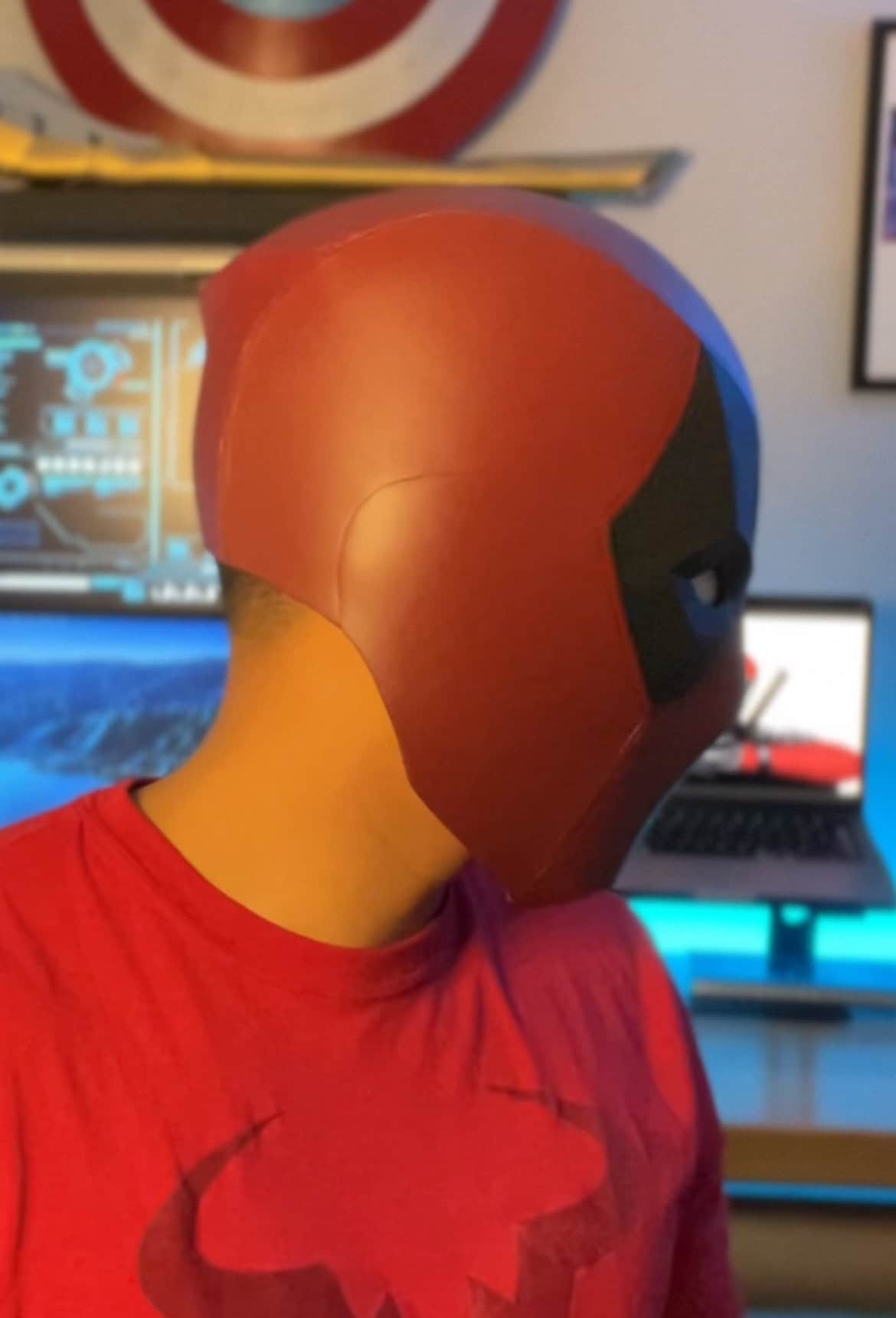 TEMPLATE - Deadpool Mask 2024 - Etsy