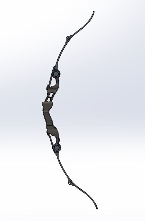 3D FILE - Foldable Hawkeye Prop Bow! - Etsy