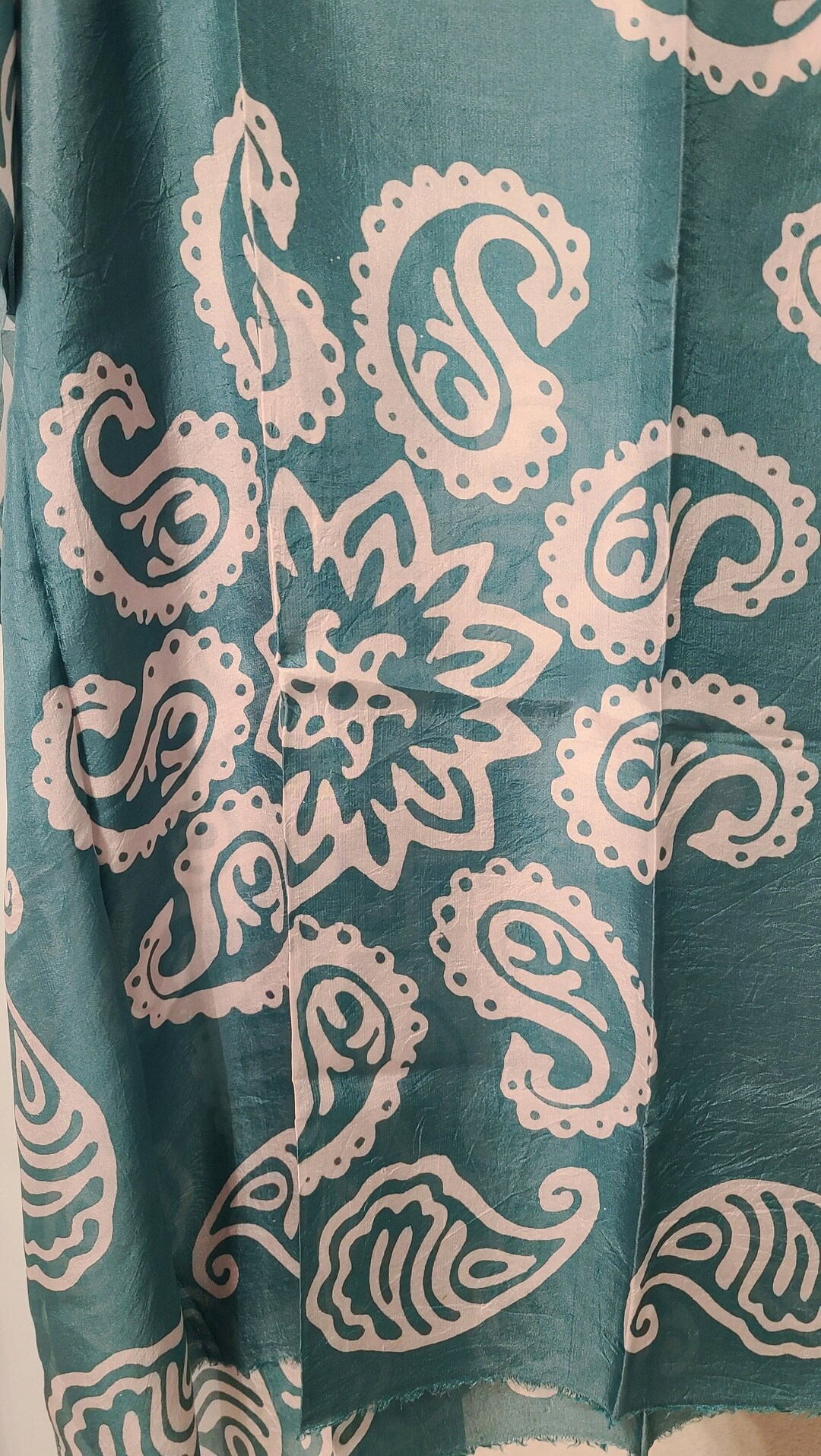 Blue Chill Kelagayi With White Patterns Azerbaijani Pure Silk Scarf - Etsy