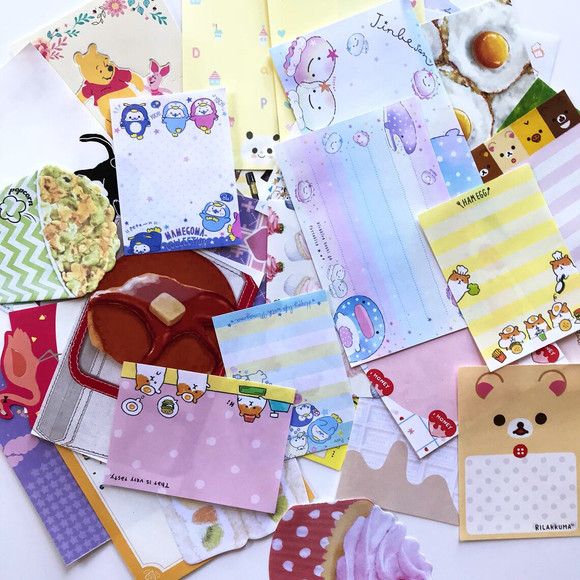 40 Cute Memo Sheets Kawaii Memo Sheets Memo Samples Loose - Etsy