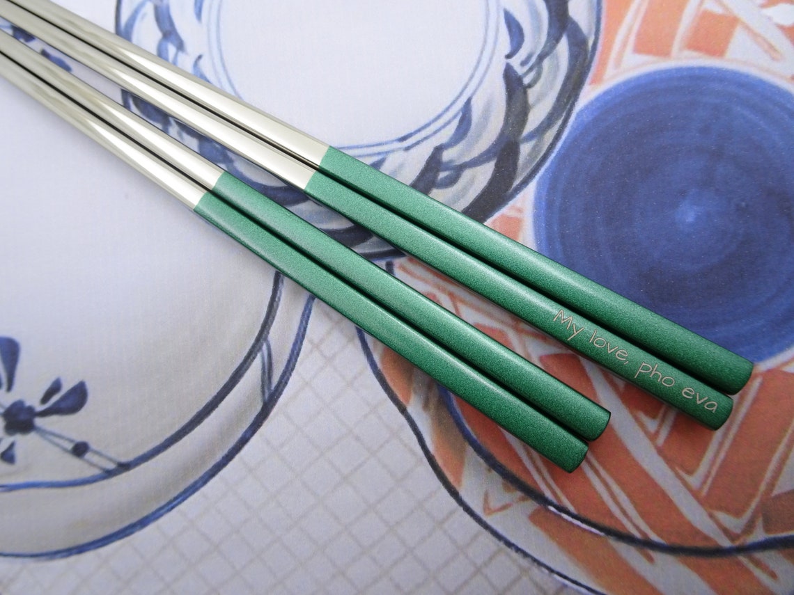 Personalized Stainless Steel Chopsticks Custom Chopsticks - Etsy