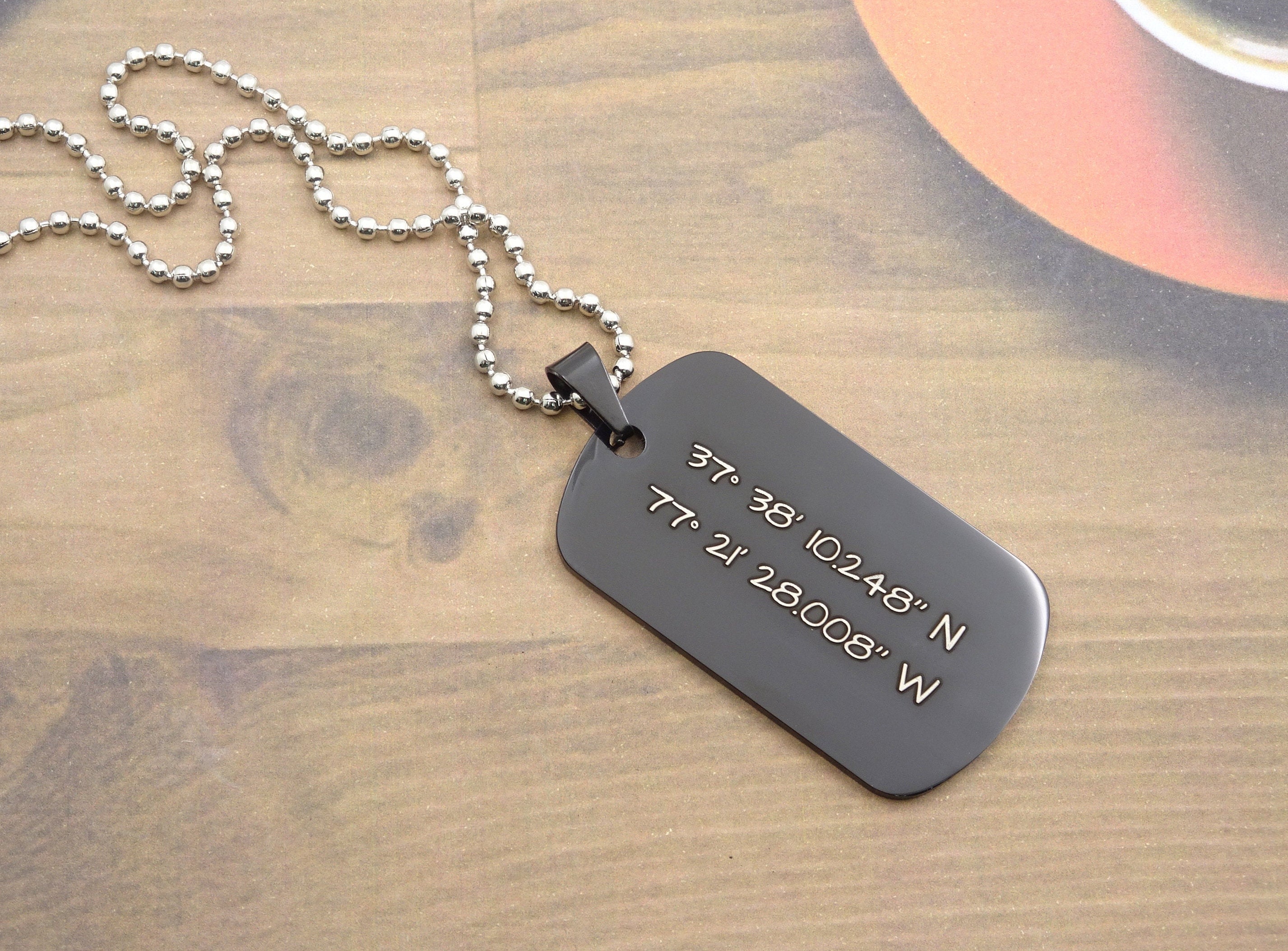 Personalized Engrave Text Font Memorial Custom Stainless | Etsy