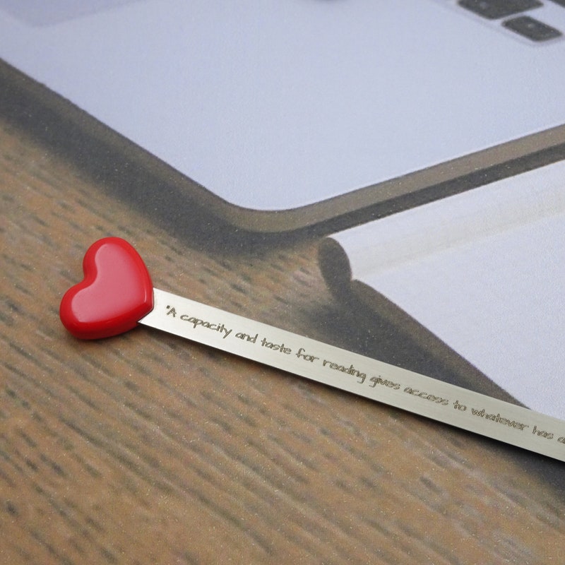 Heart Bookmark - Etsy