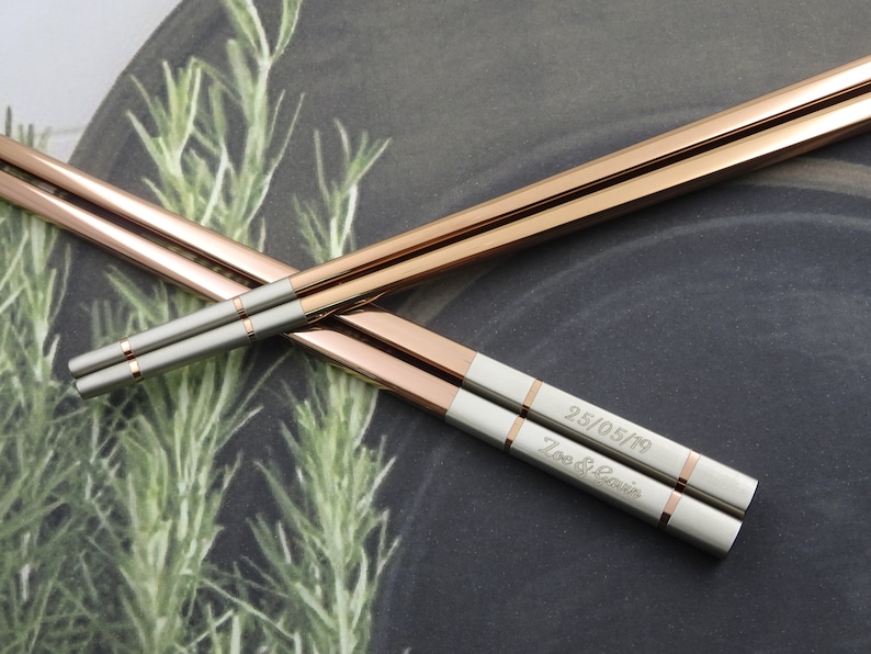 Personalized Stainless Steel Chopsticks Custom Chopsticks Laser ...