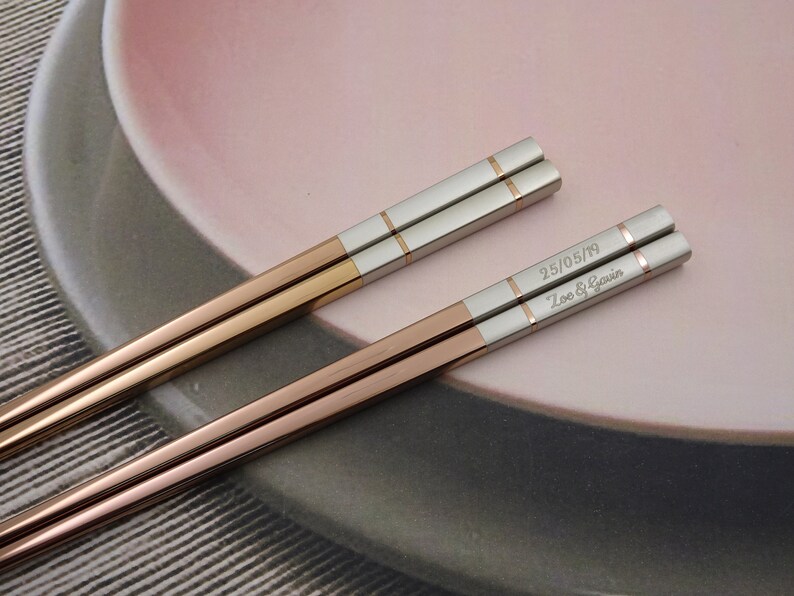Personalized Stainless Steel Chopsticks - Custom Chopsticks Laser ...