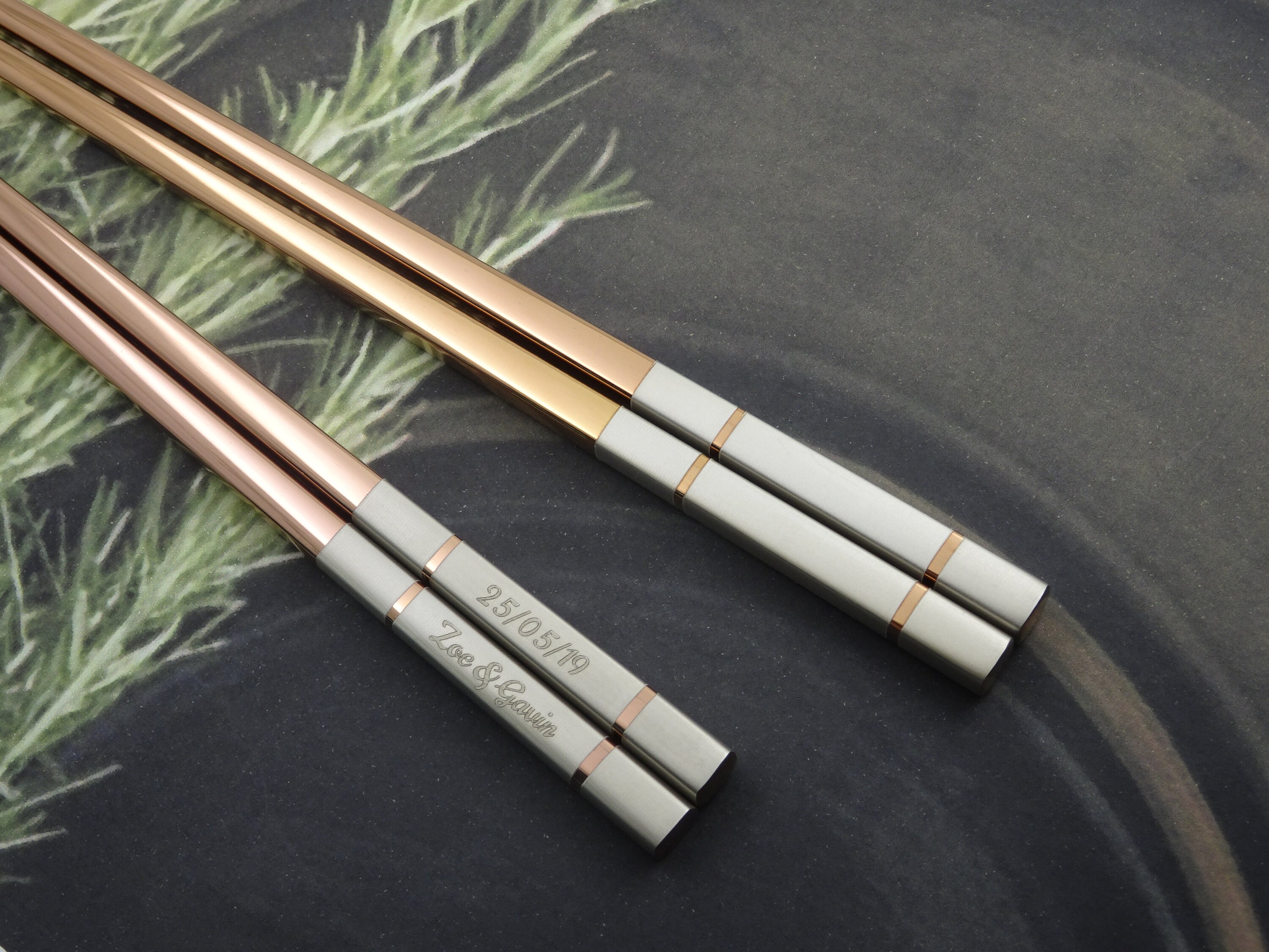 Personalized Stainless Steel Chopsticks Custom Chopsticks - Etsy