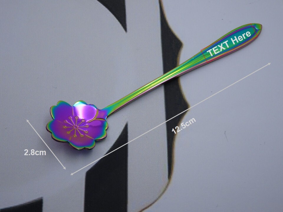 Custom Laser Engraved Stainless Steel Sakura Flower Tea | Etsy