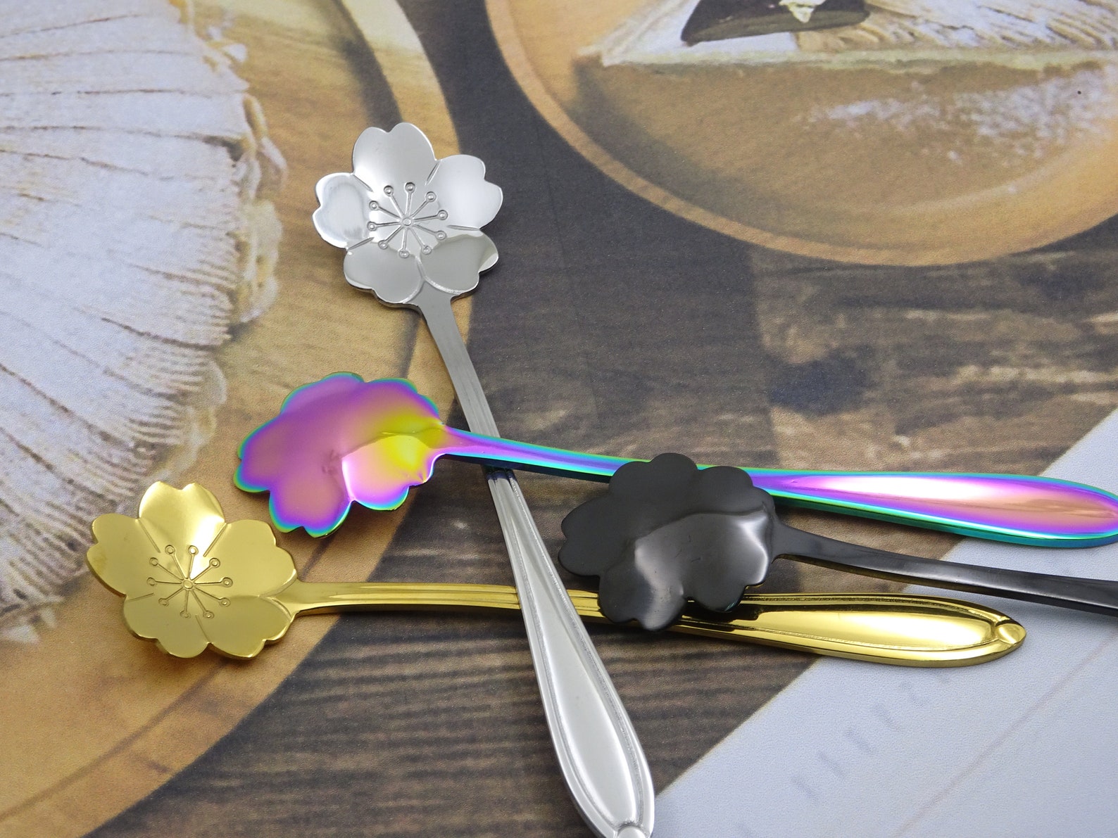 Custom Laser Engraved Stainless Steel Sakura Flower Tea | Etsy