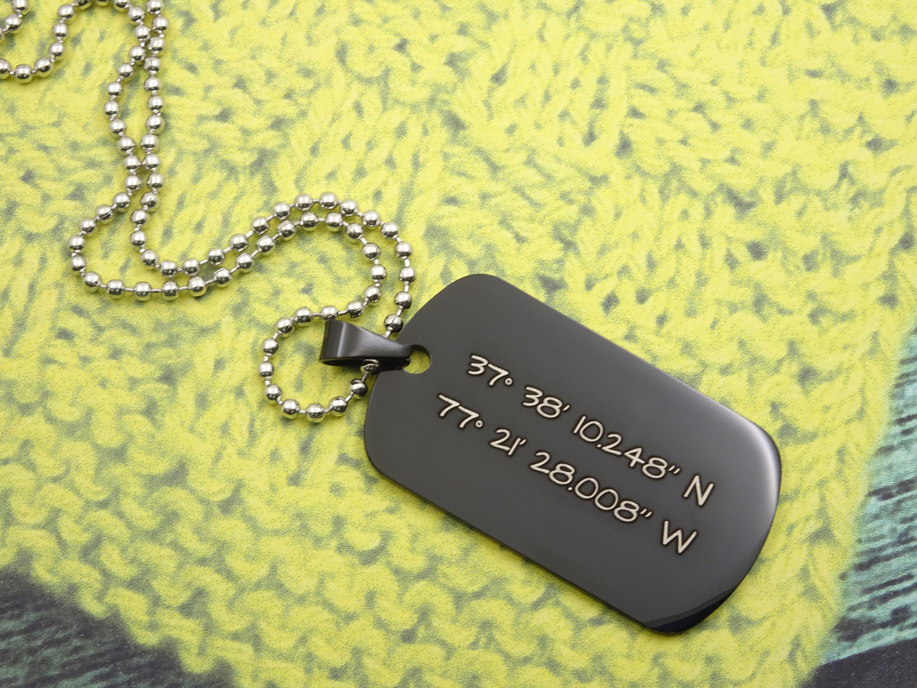 Personalized Engrave Text Font Memorial Custom Stainless | Etsy