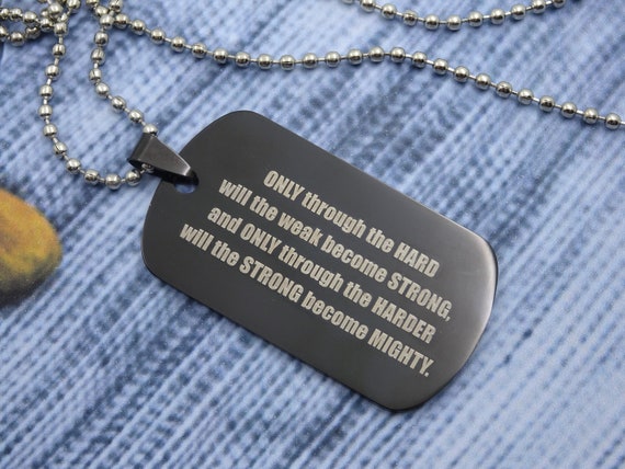 Personalized Engrave Text Font Memorial Custom Stainless | Etsy