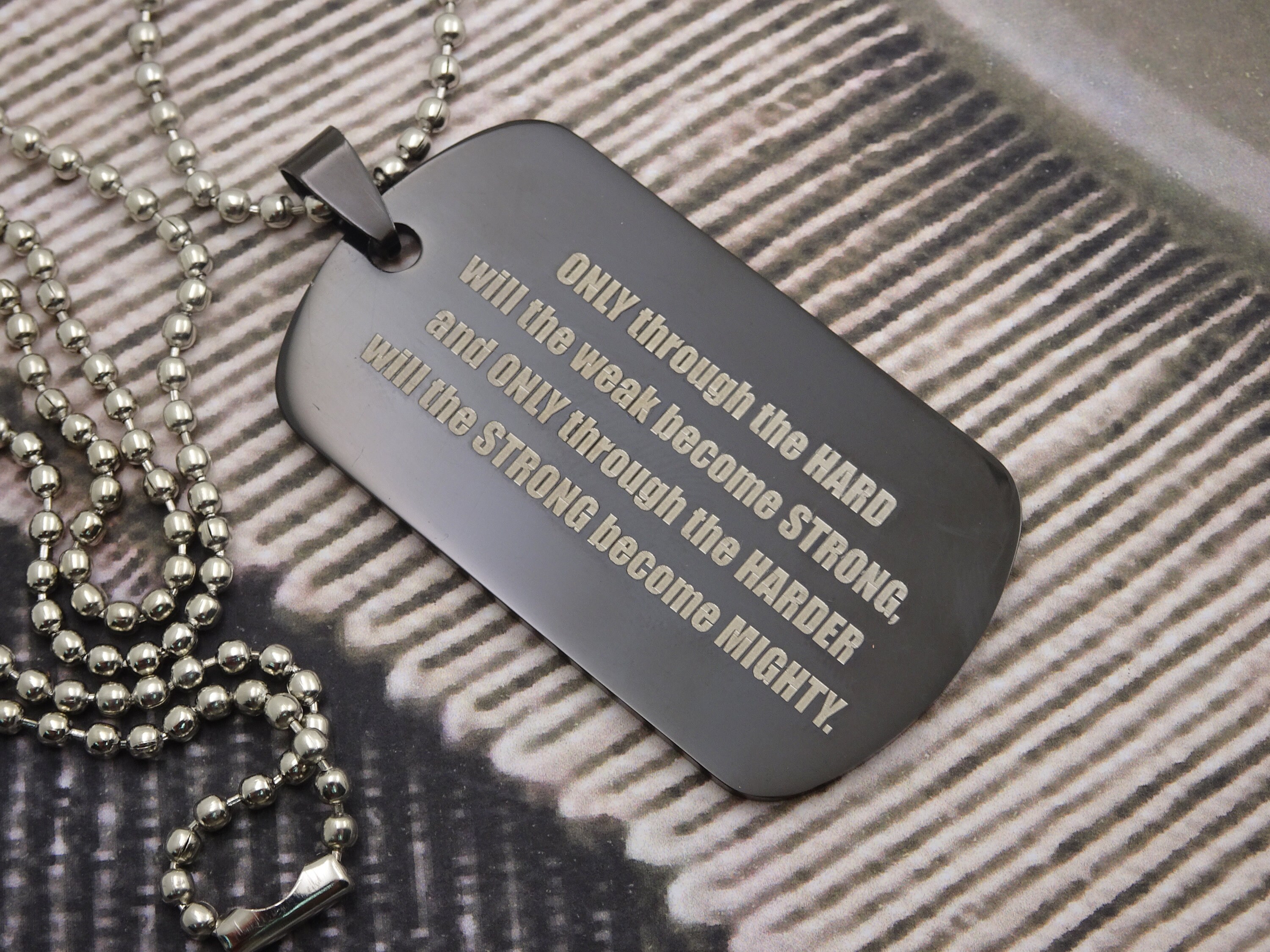 Personalized Engrave Text Font Memorial Custom Stainless - Etsy