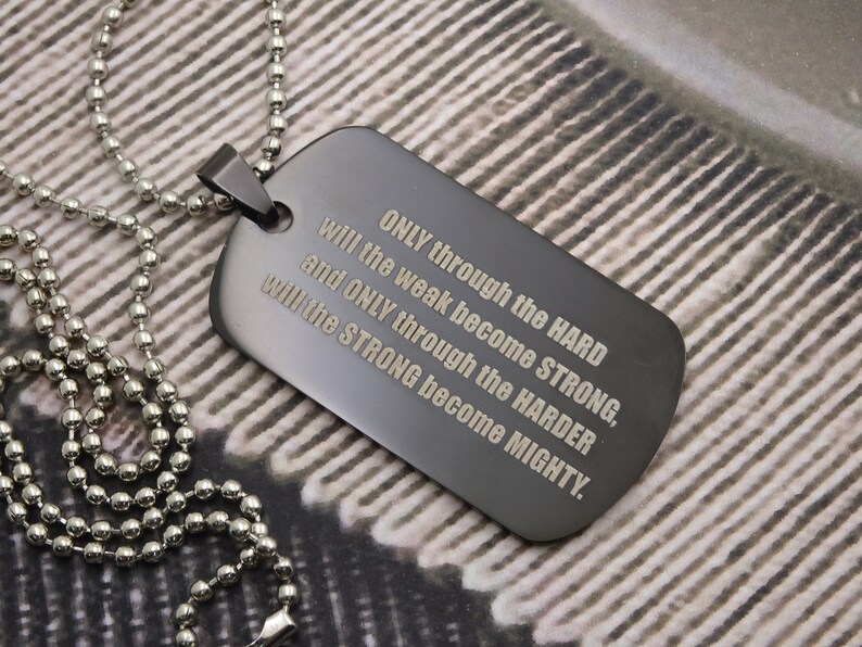 Personalized Engrave Text Font Memorial Custom Stainless - Etsy