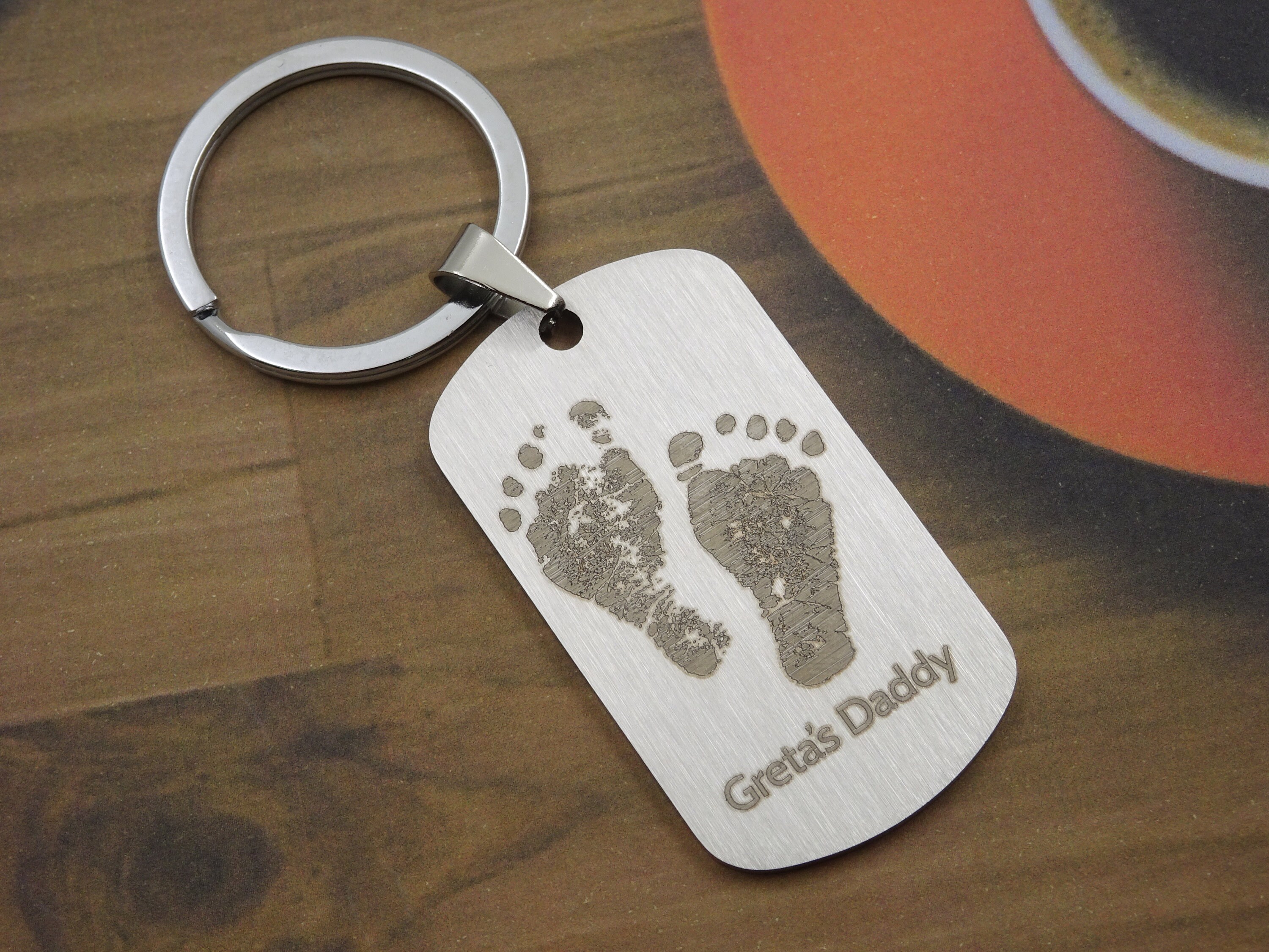 Personalized Footprintfingerprinthandwriting Army Dog Tag - Etsy