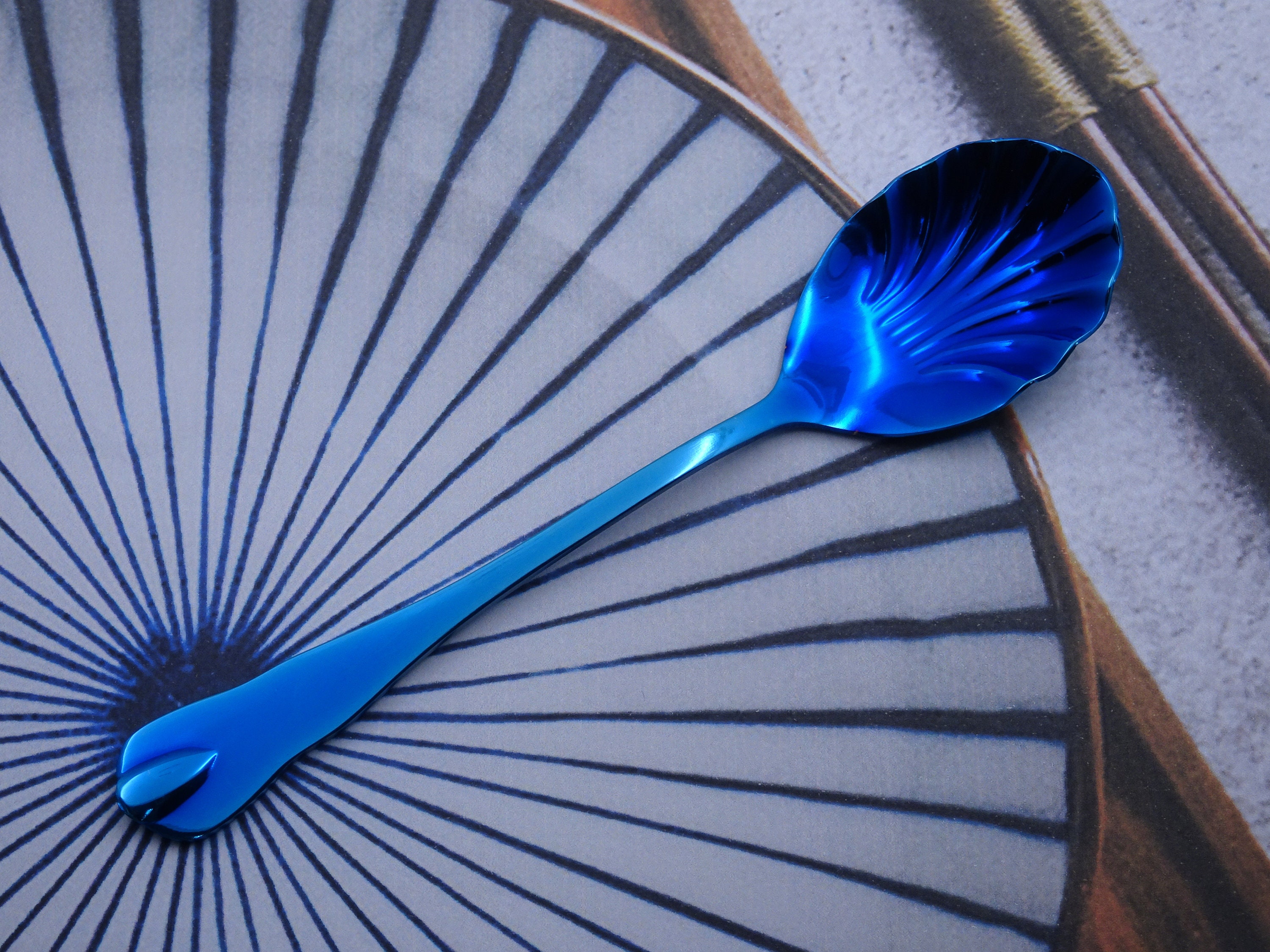 Custom Laser Engraved Stainless Steel Seashell Coffee Teaspoon ...