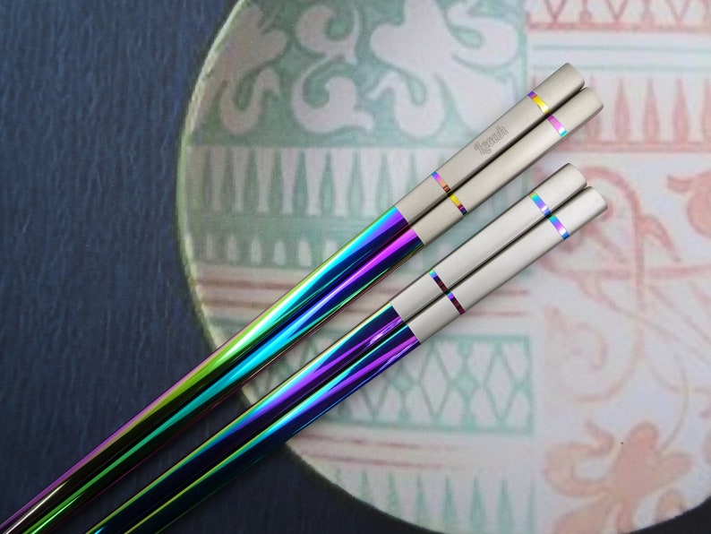 Personalized Stainless Steel Chopsticks Custom Chopsticks - Etsy