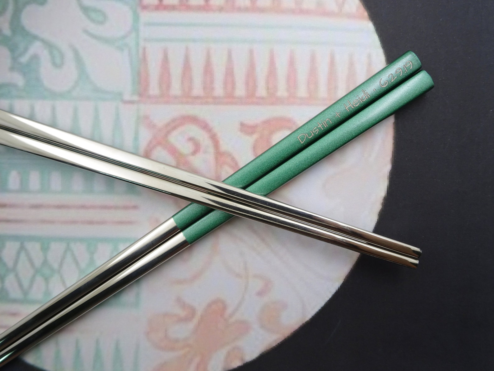 Personalized Stainless Steel Chopsticks Custom Chopsticks - Etsy