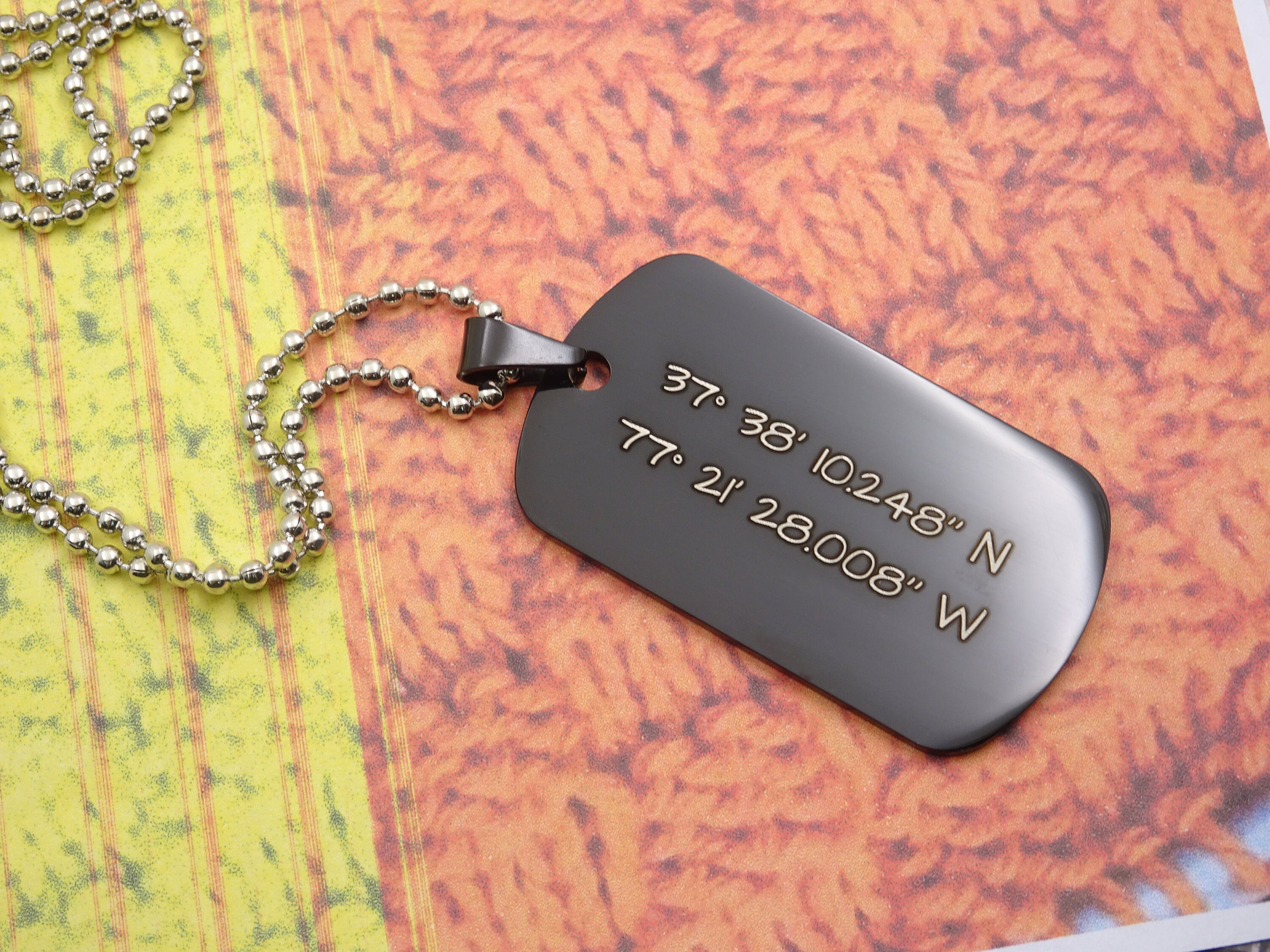 Personalized Engrave Text Font Memorial Custom Stainless | Etsy