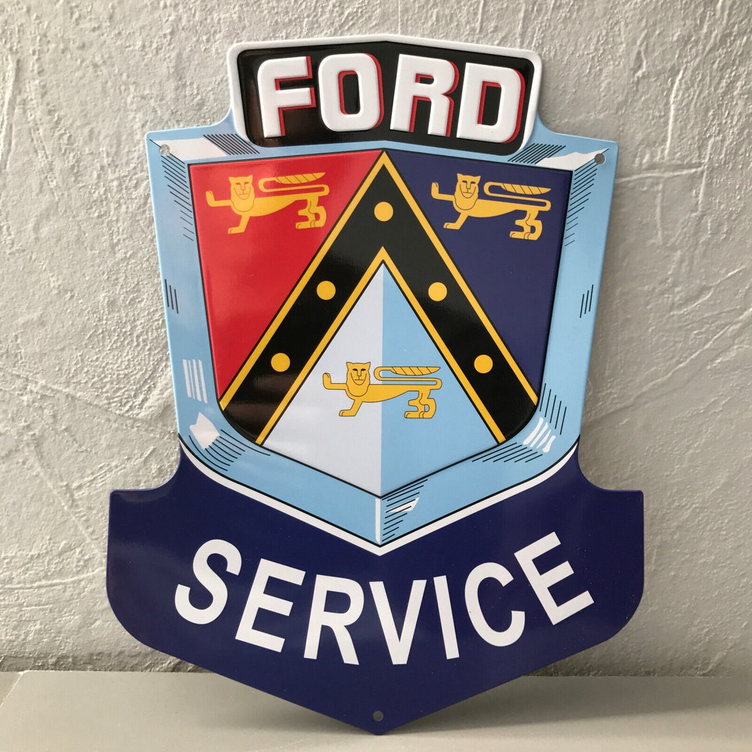 Ford Service Metal Sign Vintage Garage Car 2910231 - Etsy