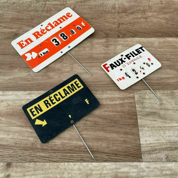Vintage French Store Signs