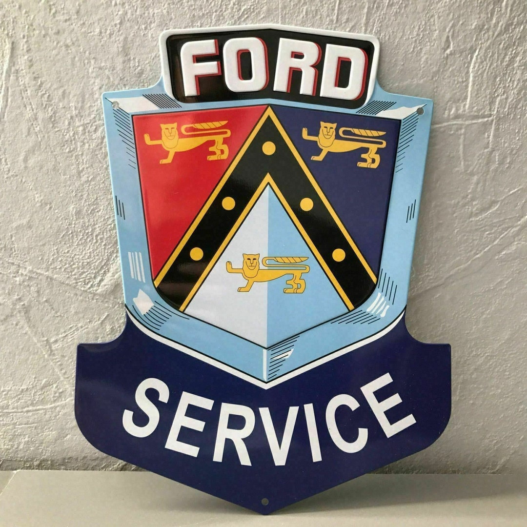 Ford Service Metal Sign Vintage Garage Car 0503212 - Etsy