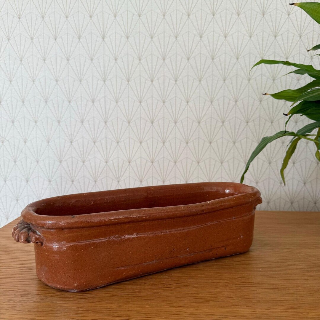 Antique French Terracotta Fish Kettle Poacher Steamer Planter 1311241 ...