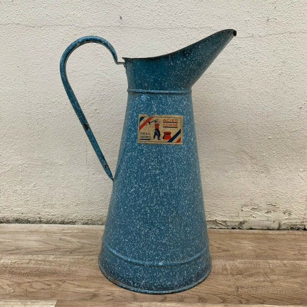Enamel Pitcher - Etsy