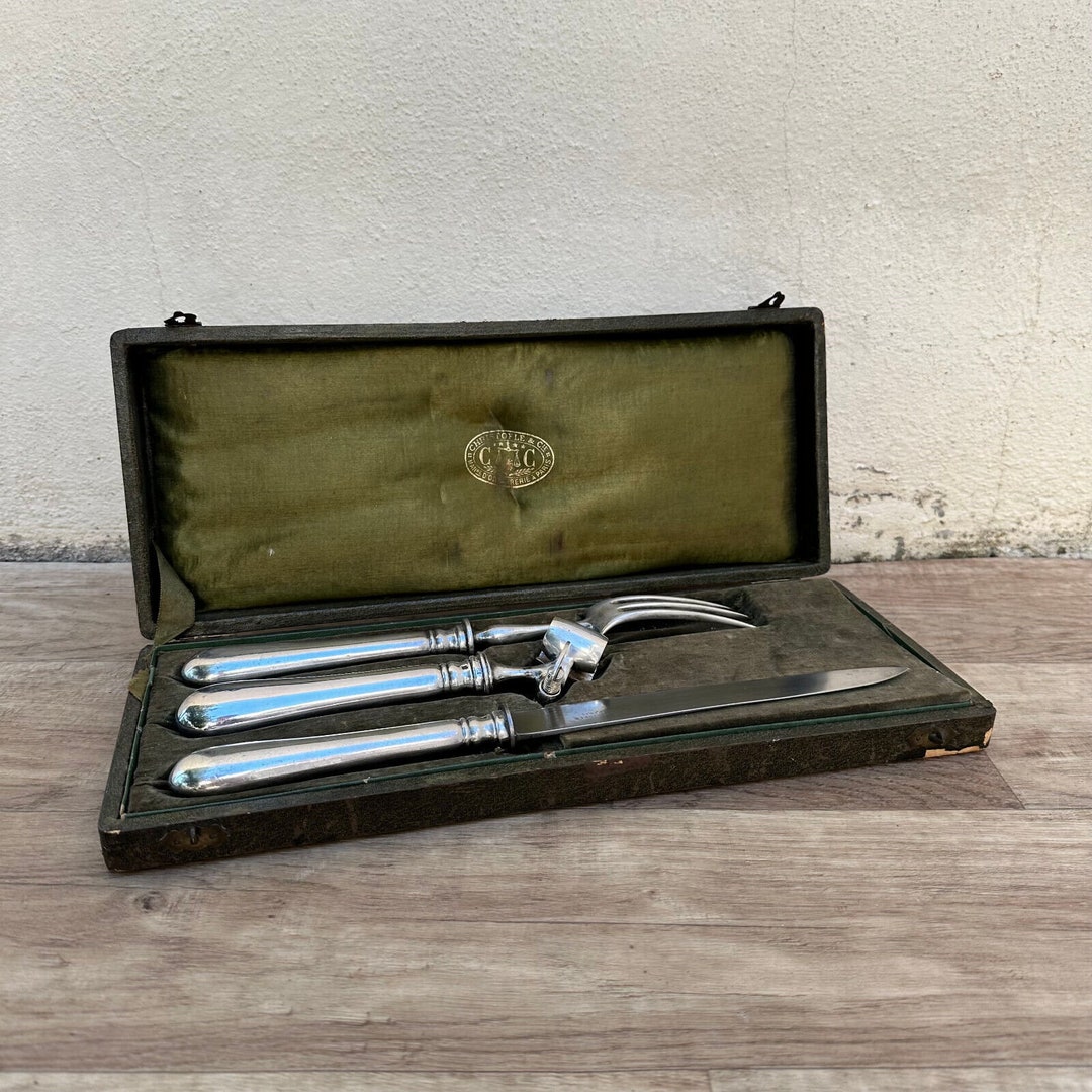 Vintage Christofle Gigot Service 3 Pieces in Box Silverplate 2109231 - Etsy
