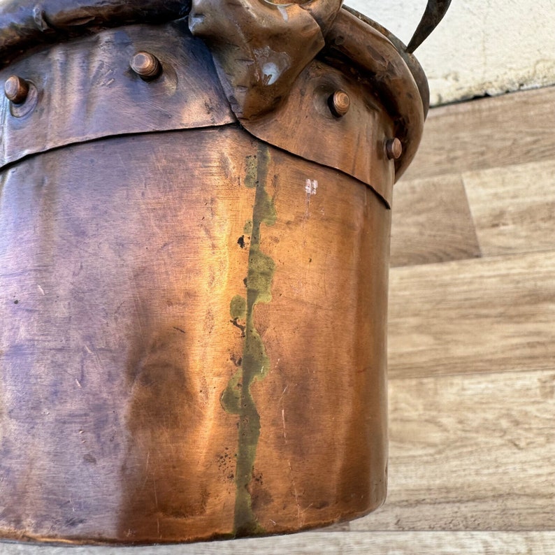Antique French Copper Fish Kettle/poacher/steamer/planter Lys 1404241 ...