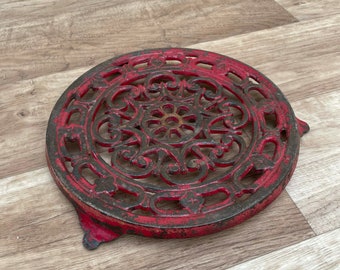 Cast Iron Trivet - Etsy
