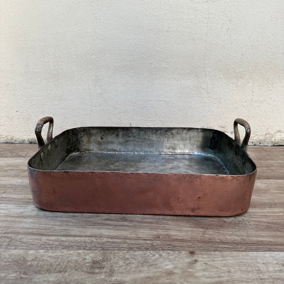Large French DEHILLERIN Copper Roasting Pan 16.5" 2009237 - Etsy