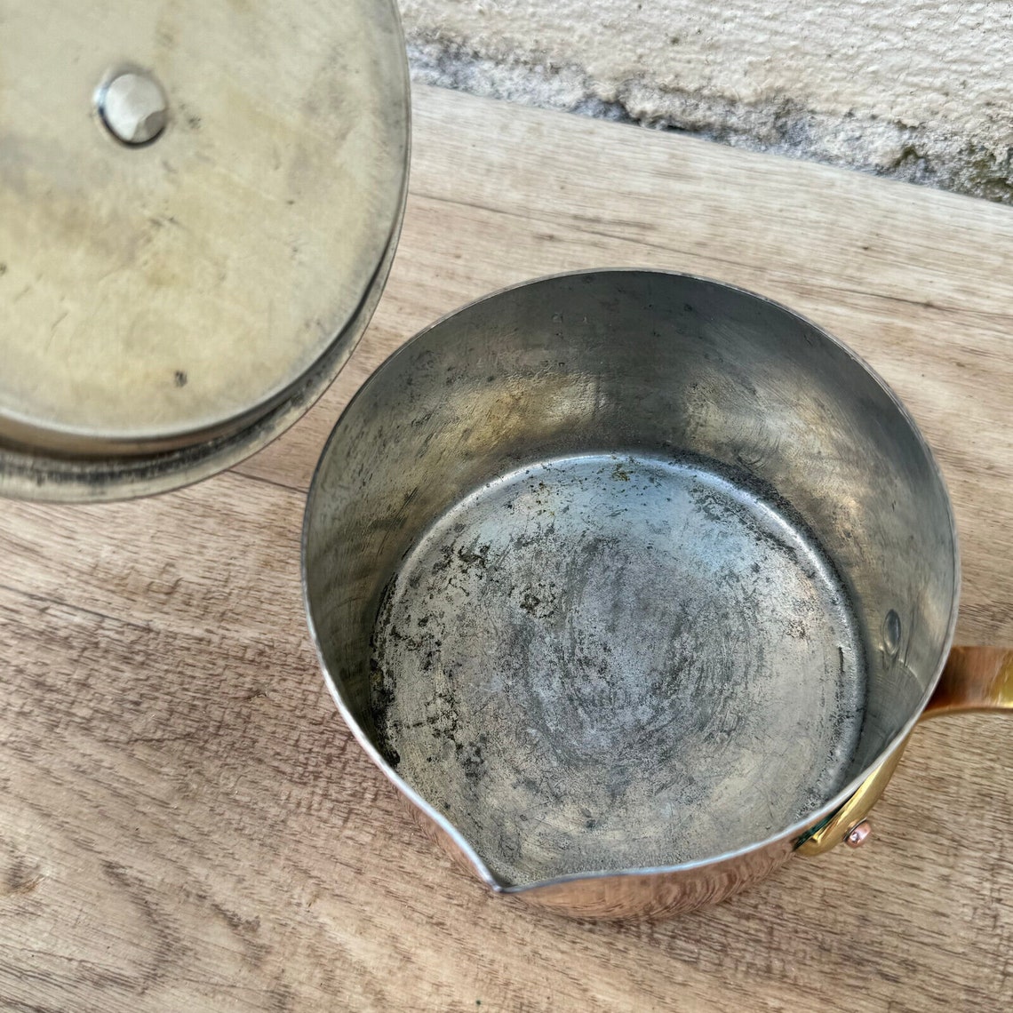 Pan Culinair French COPPER Saucepan Made in France Villedieu 0105242 - Etsy