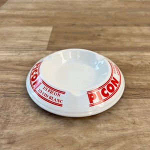 Vintage Picon French Alcohol Ashtray Older Signer Coins 1310225 - Etsy