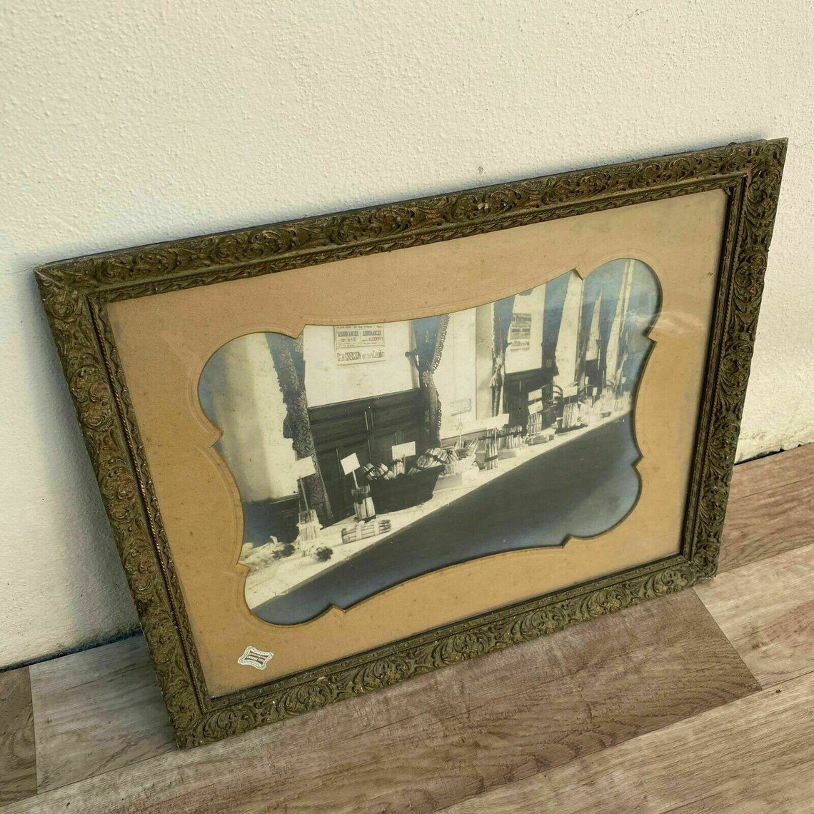 Vintage LARGE 1900s French Style Shop Picture France Framed - Etsy