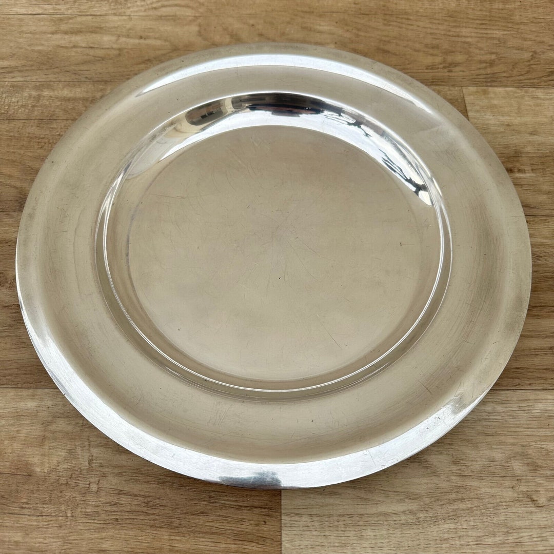 Christofle Vintage Silverplate Serving Tray 12 1/2" Round 1612237 BIG ...