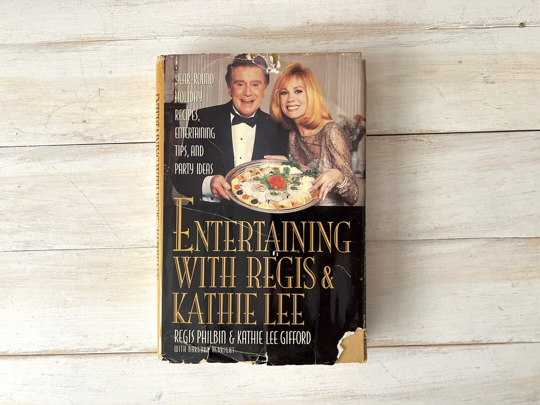 Entertaining With Regis & Kathie Lee, Cookbook, Celebrity Cook Book - Etsy