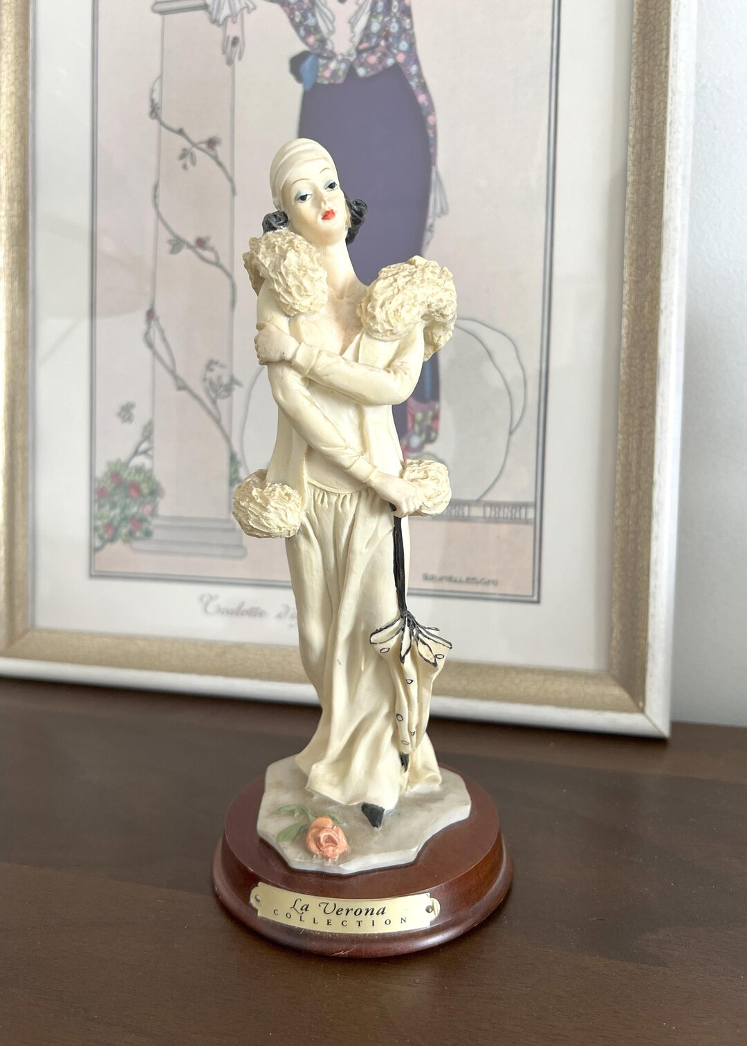 La Verona Collection, Lady Figurine, Rare Find, Vintage Lady Figurine ...