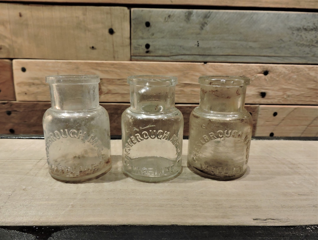 Vintage Chesebrough MFG. CO. Vaseline Bottle - Etsy