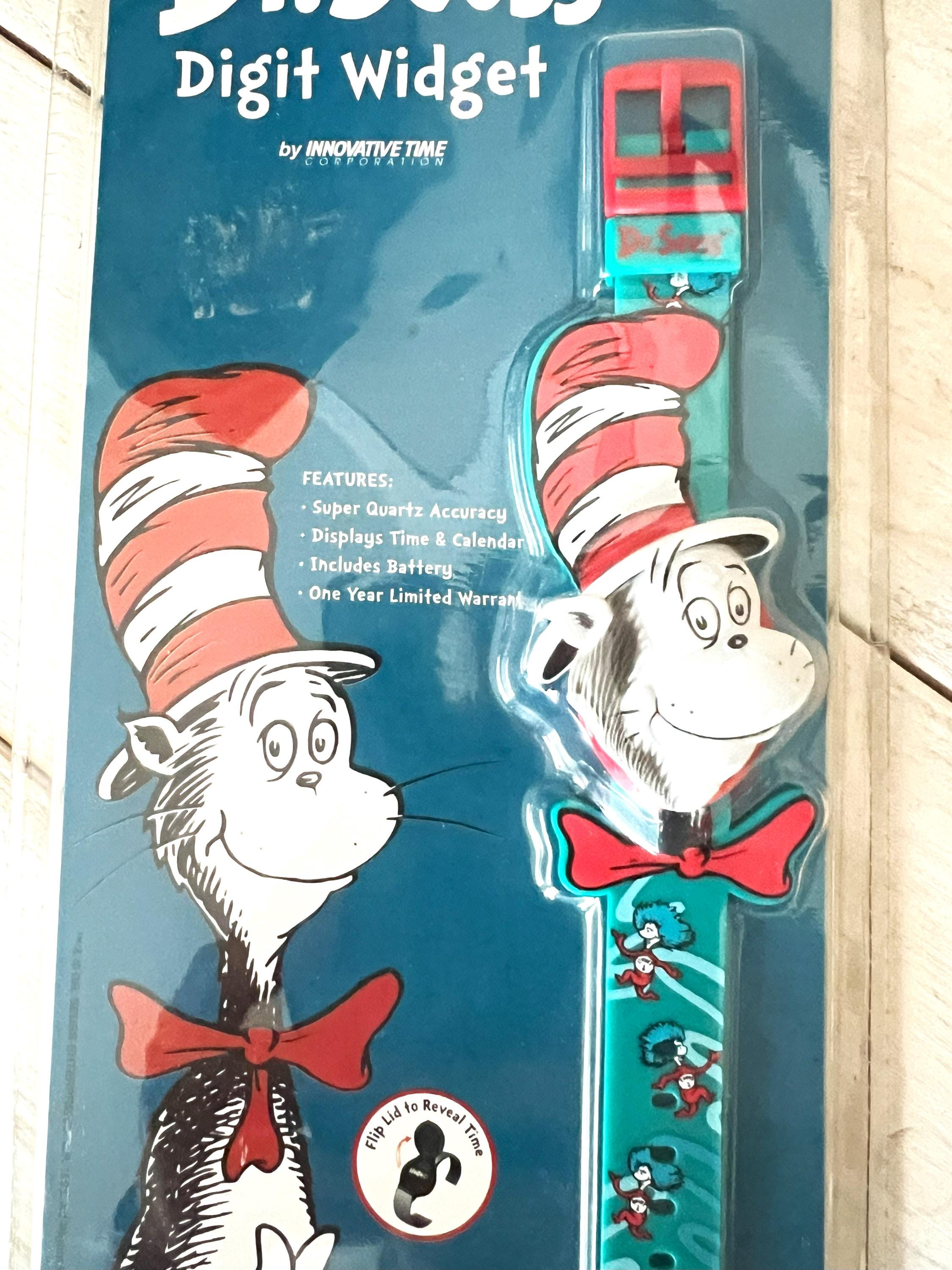 Dr. Seuss Digit Widget, Dr. Seuss Watch, Cat in the Hat, Vintage NEW ...